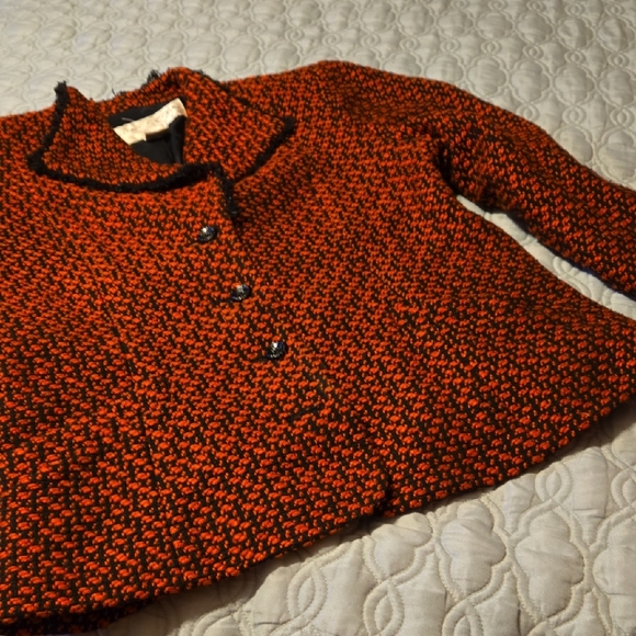 Doncaster | Jackets & Coats | Doncaster Red And Black Silk Jacket ...